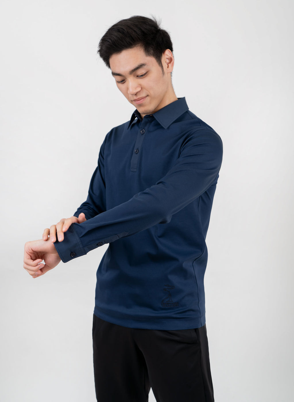 Men's Woven Trim Mercerized-Cotton Polo (Upgraded Fabric) – Shen Yun Dancer